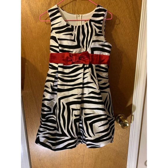 Speckless | Dresses | Speckless Zebra Print Formal Party Dress Size 6x ...